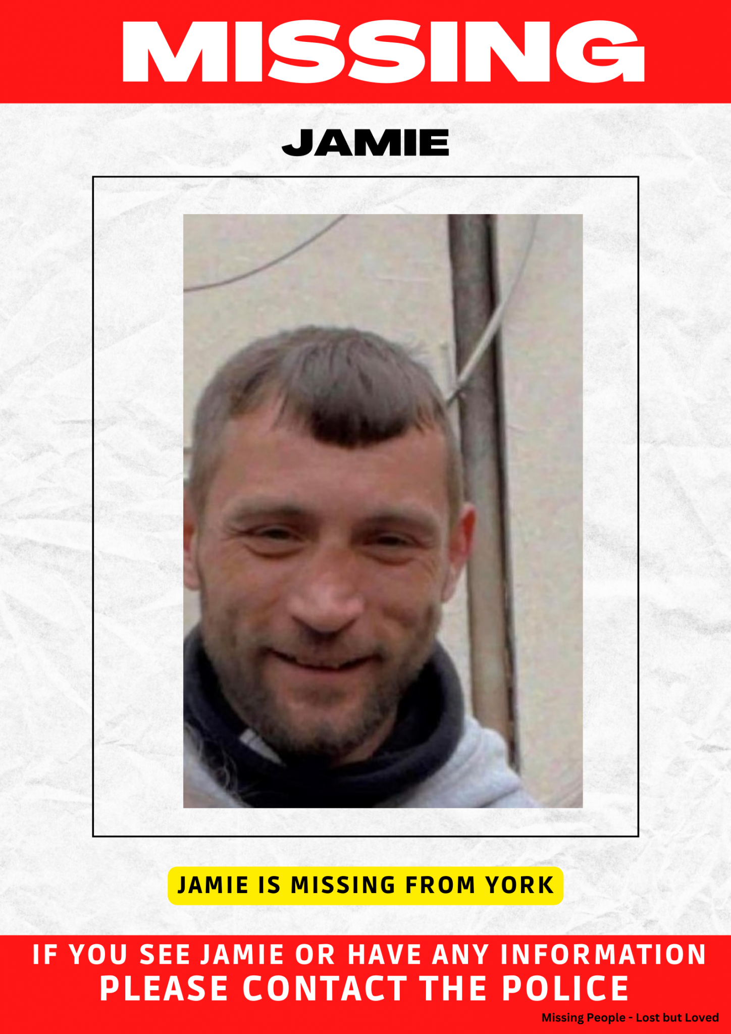 Jamie – Missing from York – Missing People