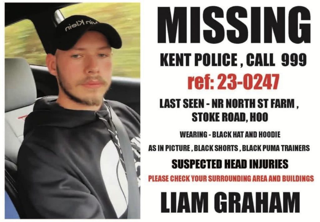 LIAM GRAHAM – MISSING PERSON – Missing People